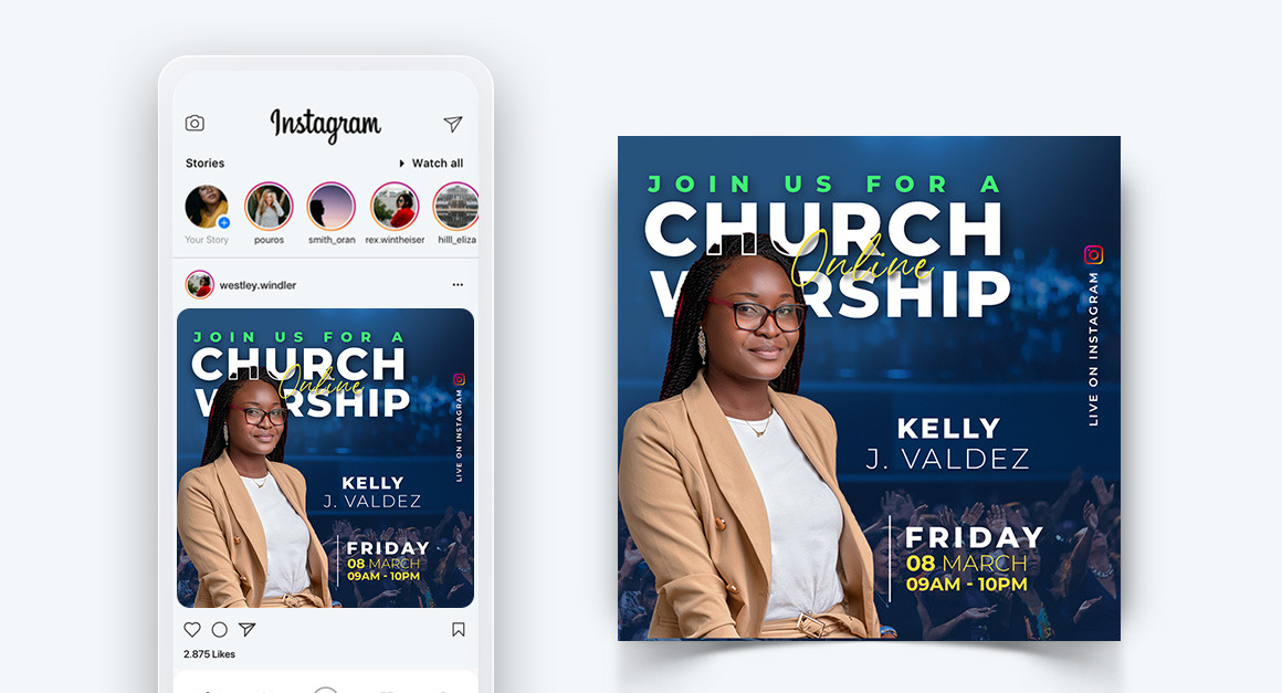 Church Motivational Speech Social Media Post Design Template-01