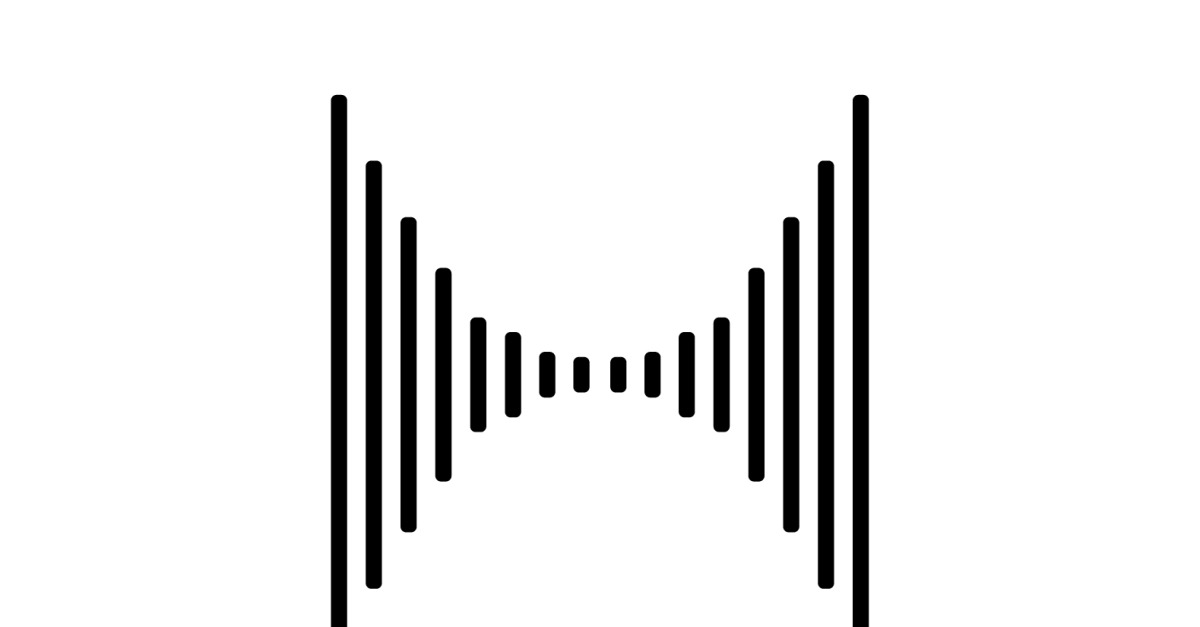 Ecualizador Wave Music Sound Logo Símbolo Vector V23