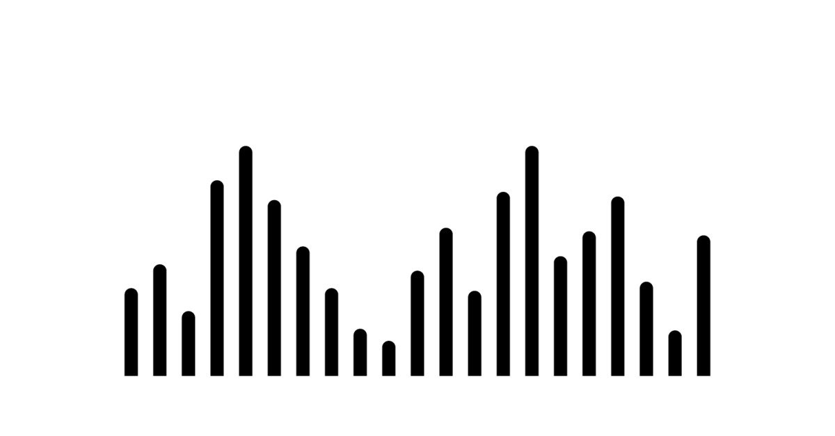 Equalizer Musik Sound Logo Symbol Vektor V14