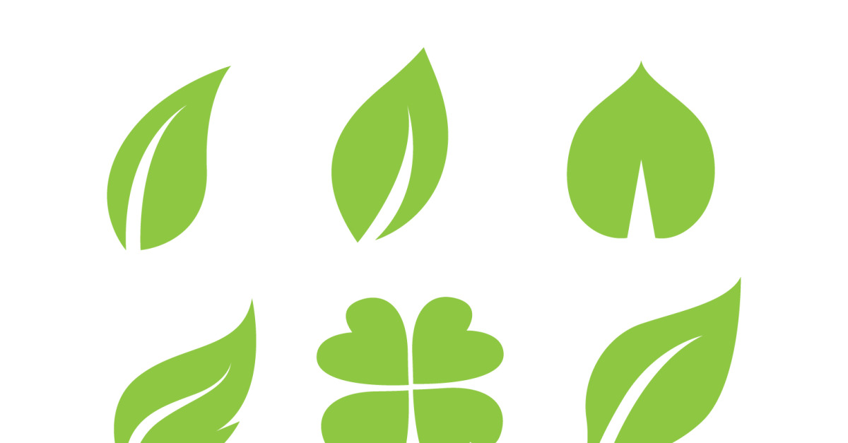 Cercle Groupe Feuille Logo Image Vectorielle V10