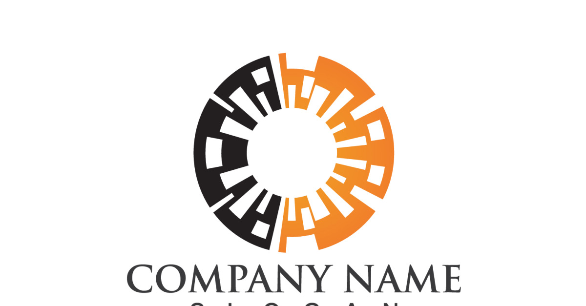 Müzik Çalar Logo Vektör Görüntü Tasarımı V8 - TemplateMonster