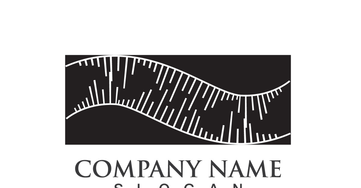 Müzik Çalar Logo Vektör Görüntü Tasarımı V9 - TemplateMonster