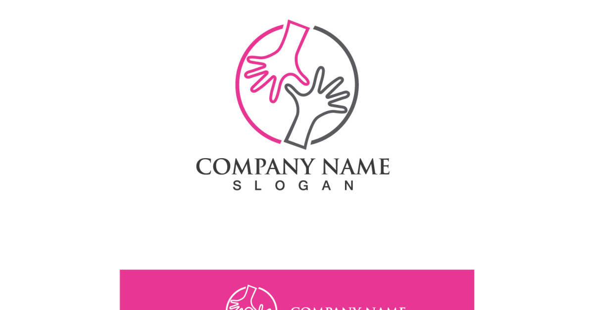 Hand Hope Care Help Logo And Symbol Vector V3