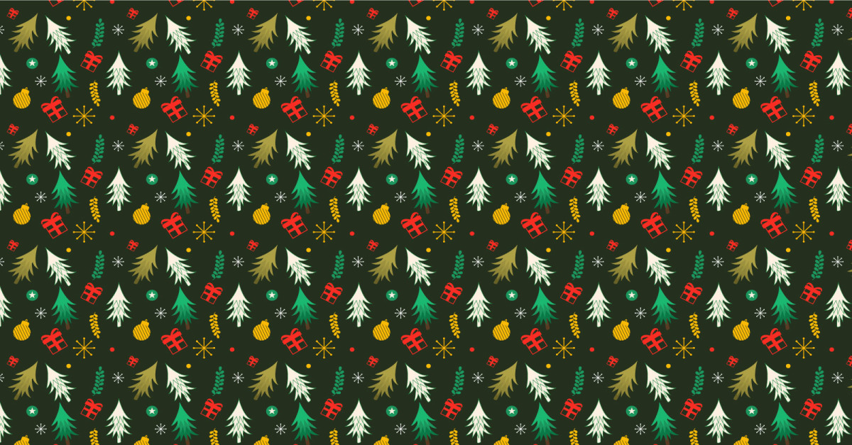 Beautiful Christmas pattern vector #272379 - TemplateMonster