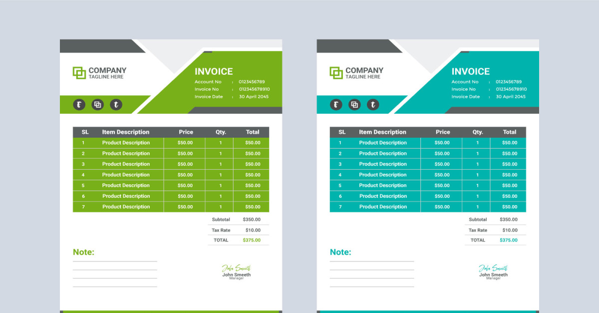 Company product purchase voucher vector - TemplateMonster