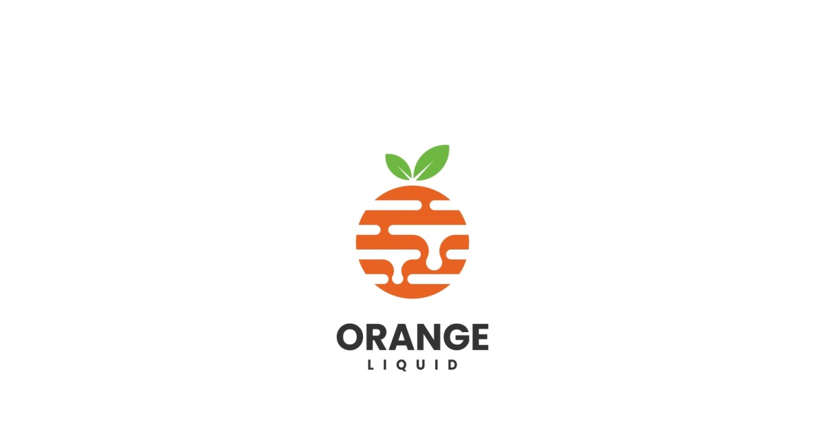 Orange Liquid Color Logo Style #272487 - TemplateMonster