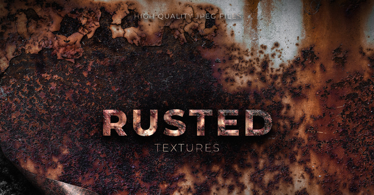 Rusted Textures & Backgrounds Pack - TemplateMonster