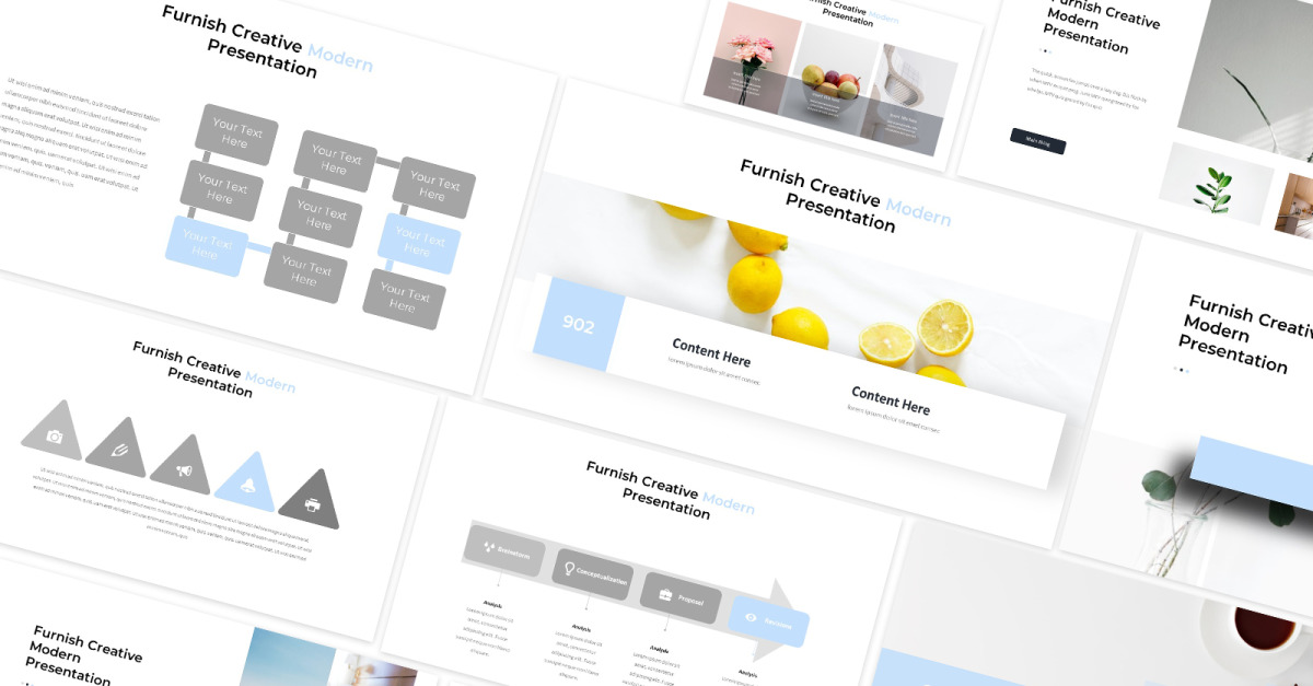 Fornecer Modelo de Powerpoint Criativo - TemplateMonster