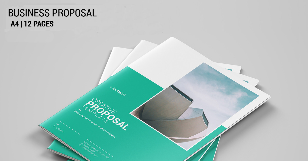 Modèle de proposition de projet, Psd, Word et Indesign