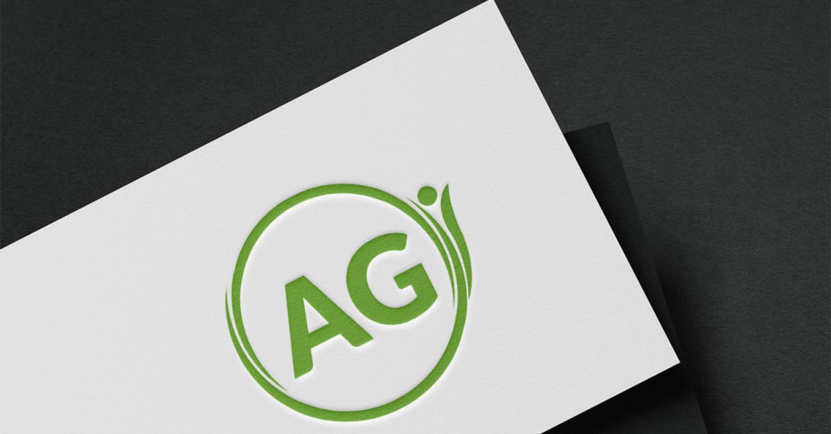 AG Letter And Agriculture Logo Design Template