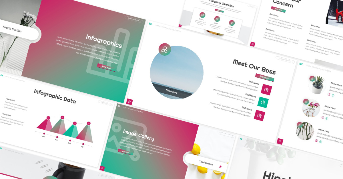 Hipster Creative Powerpoint Template - TemplateMonster