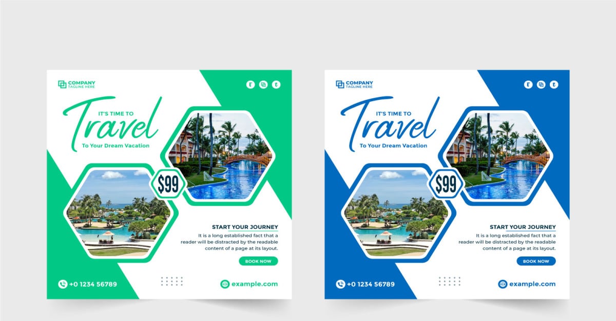 Dream Vacation Planner Template Vector - TemplateMonster