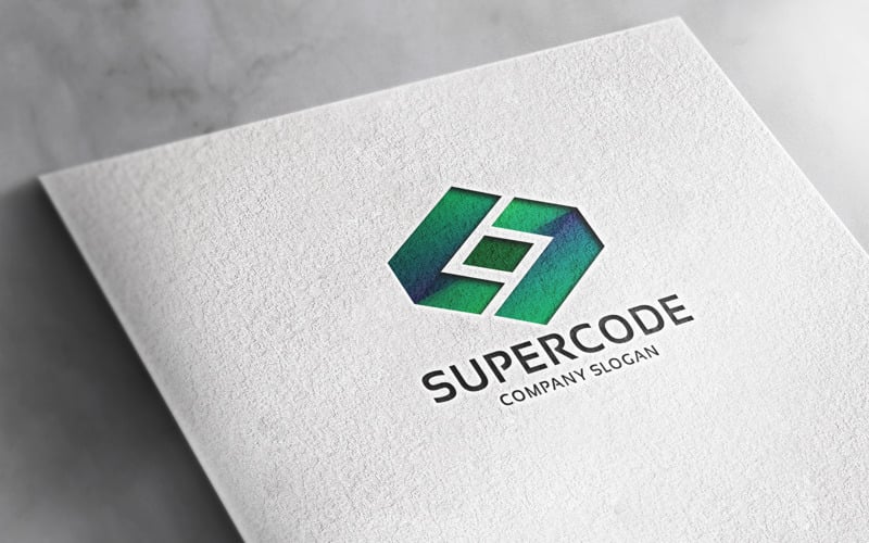Logotipo de Super Code profesional #273207 - TemplateMonster