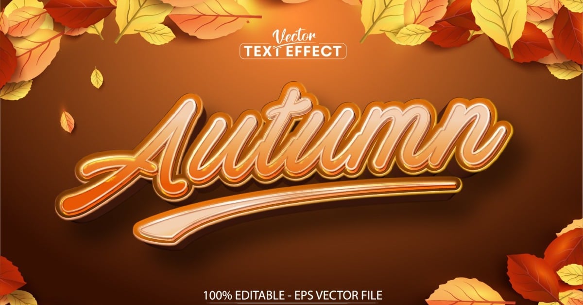 Autumn - Editable Text Effect, Comic And Cartoon Text Style, Graphics ...