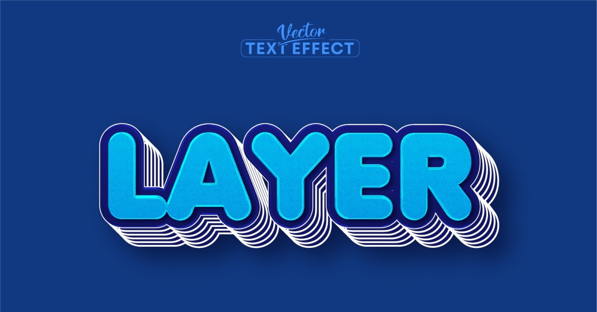 Layer - Editable Text Effect, Comic And Cartoon Text Style, Graphics ...
