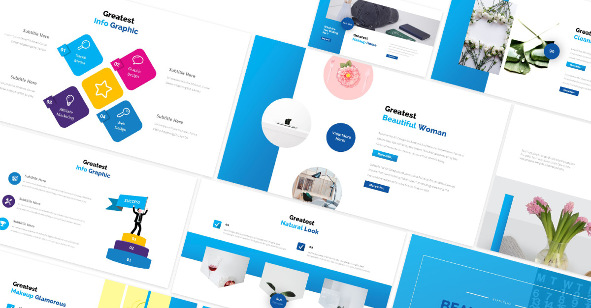 Modelo de PowerPoint mais bonito #273529 - TemplateMonster