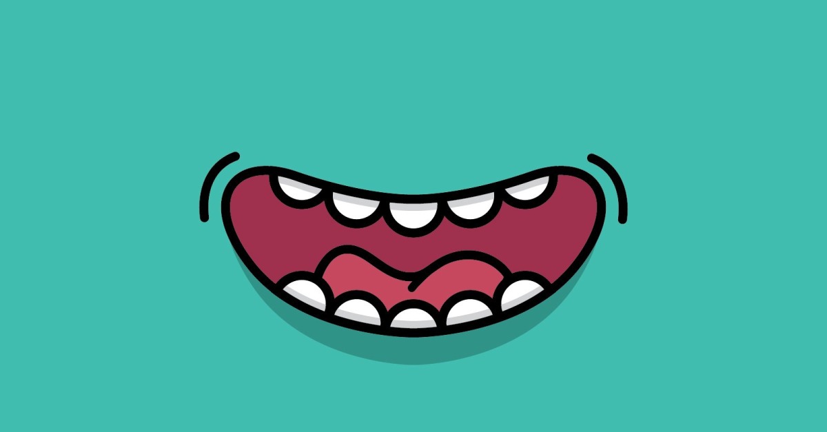 Cartoon happy monster character .Vector illustration V1