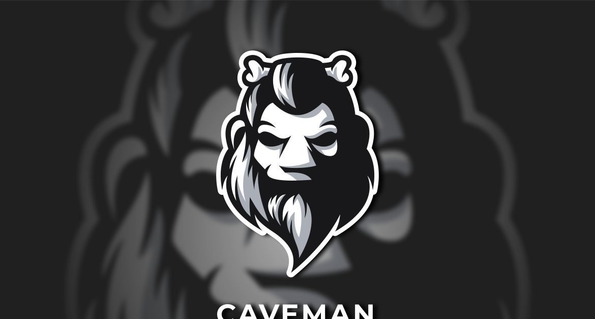 Caveman graphic logo template #273794 - TemplateMonster