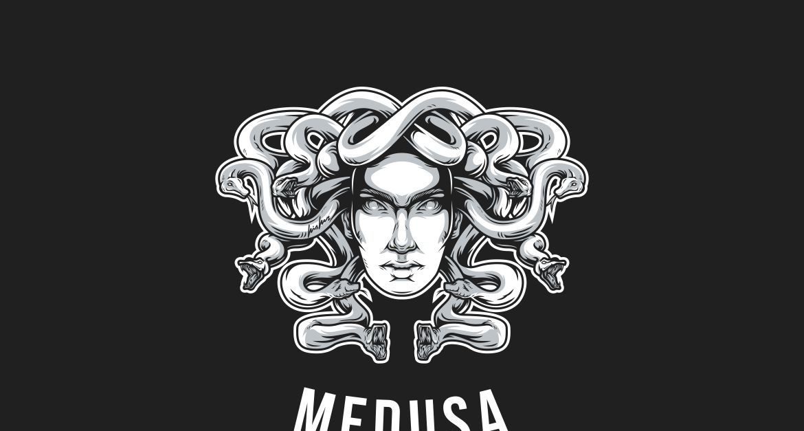 Modelo Gráfico de Logo Medusa #273807 - TemplateMonster