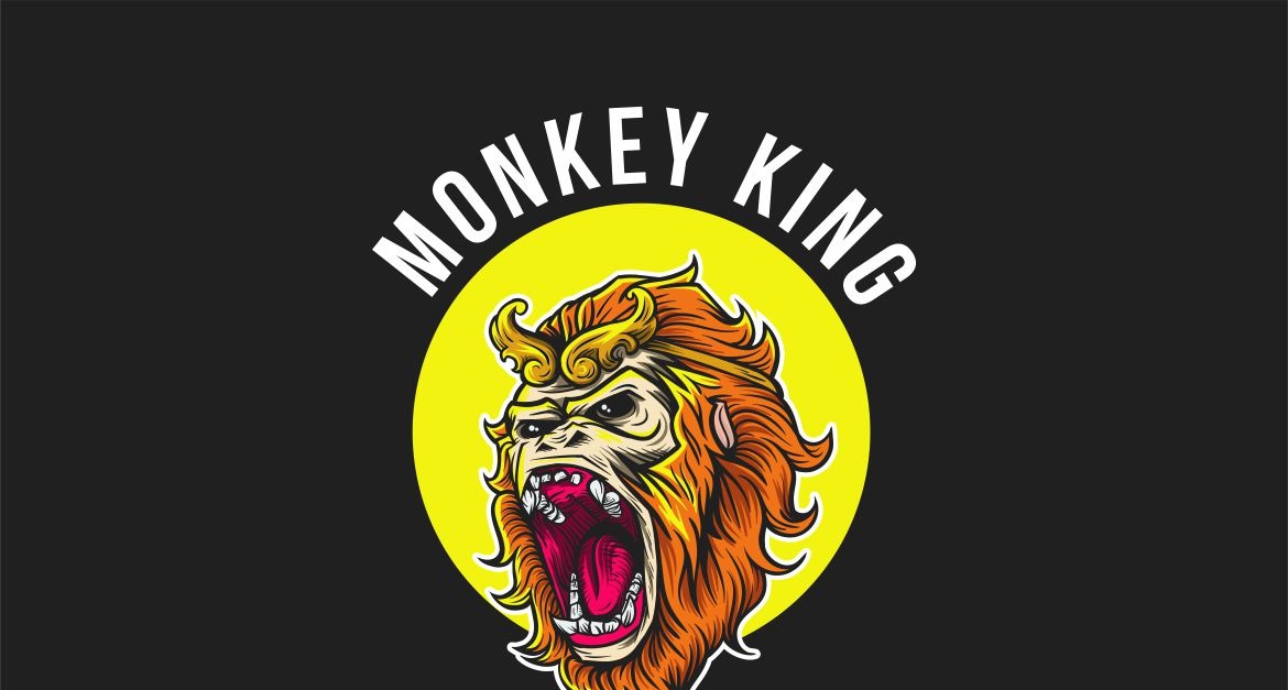 Monkey King Graphic Logo Template #273808 - TemplateMonster