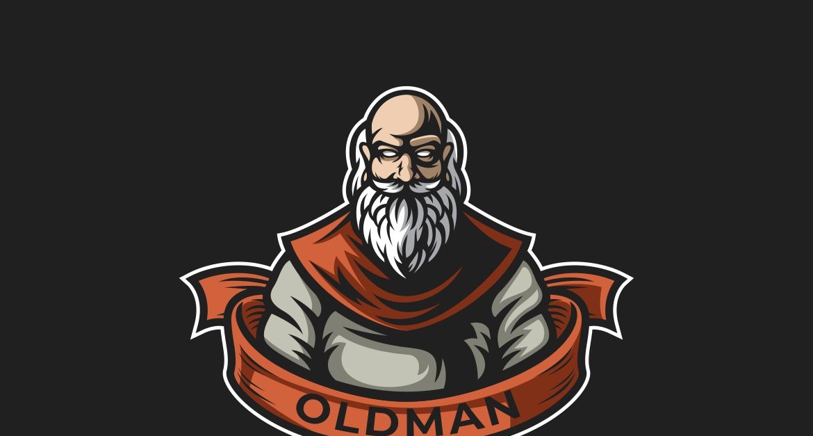 Oldman Mascot Graphis Logo #273810 - TemplateMonster