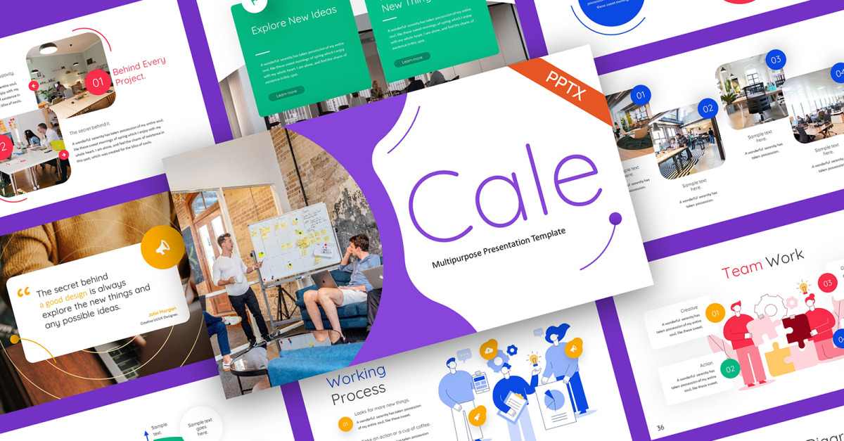 Cale Creative Business Szablony prezentacji PowerPoint Cale Creative Business Szablony prezentacji PowerPoint