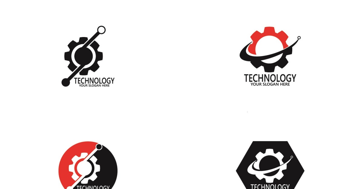 Technology Logo Vector Template Illustration 23