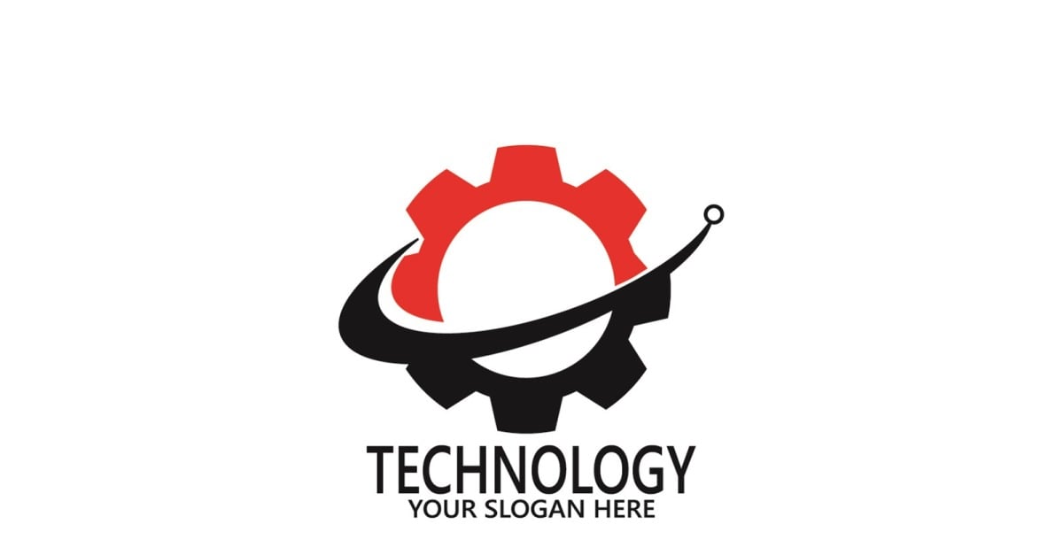 Technology Logo Vector Template Illustration 6