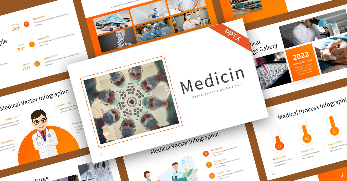 Medizin Medizinische PowerPoint-Vorlage - TemplateMonster