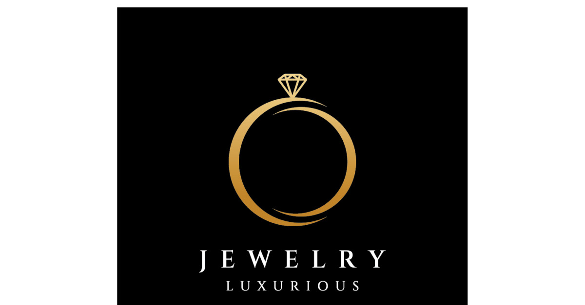 Modèle de vecteur de logo de bague de mariage 2