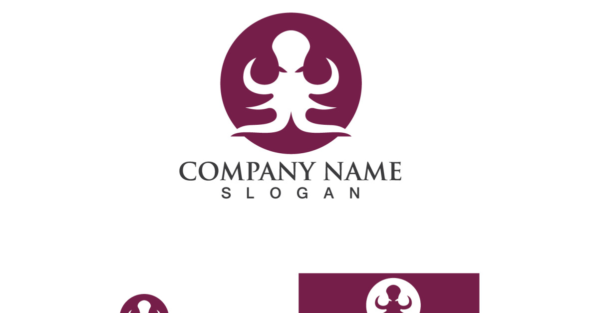 Poulpe Animal Logo Vecteur 13 #274519 - TemplateMonster