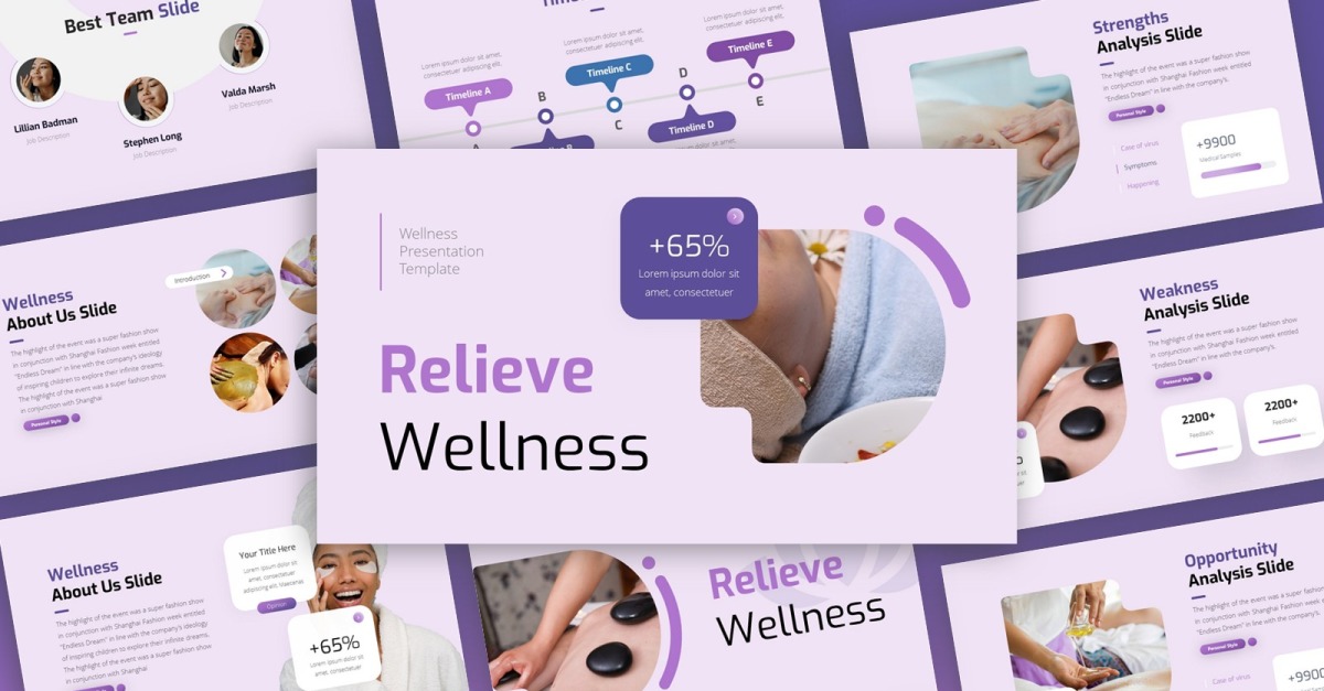 Relieve - Wellness Multipurpose PowerPoint Template