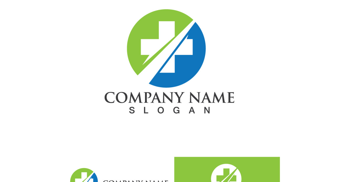 Hospital logo Vector Template Design 2 - TemplateMonster