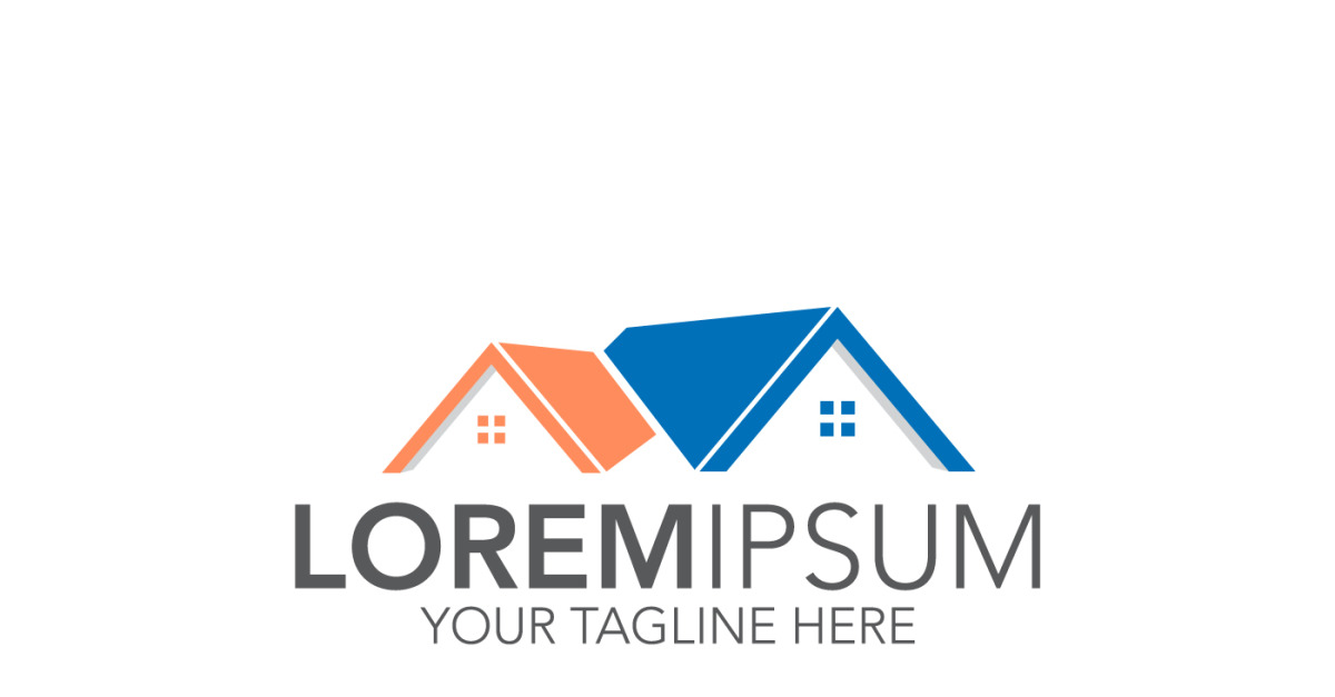 Simple Home Logo Template #274702 - TemplateMonster