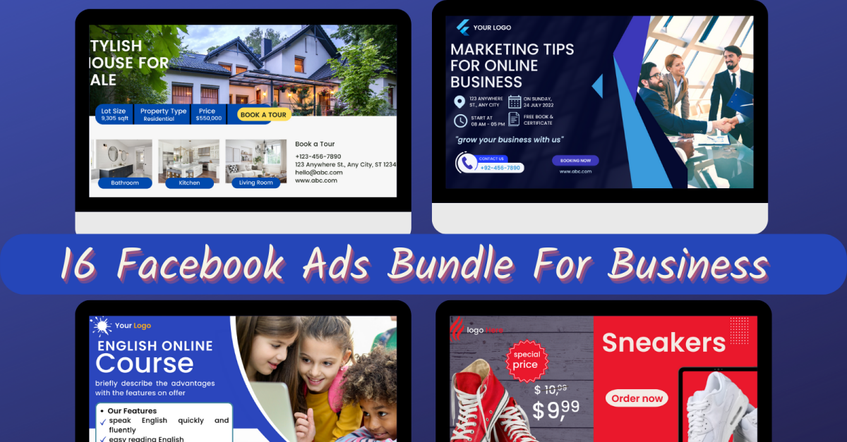 Facebook Ads Bundle For Social Media - TemplateMonster