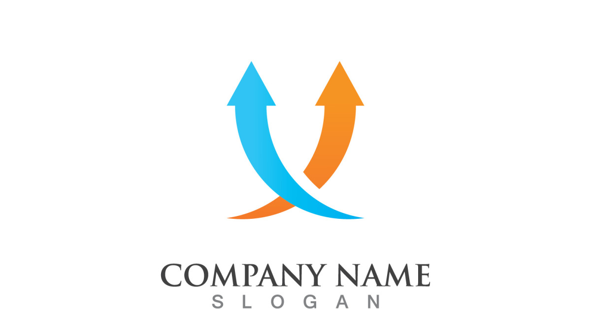 Arrow Logo template Vector V5 #275363 - TemplateMonster