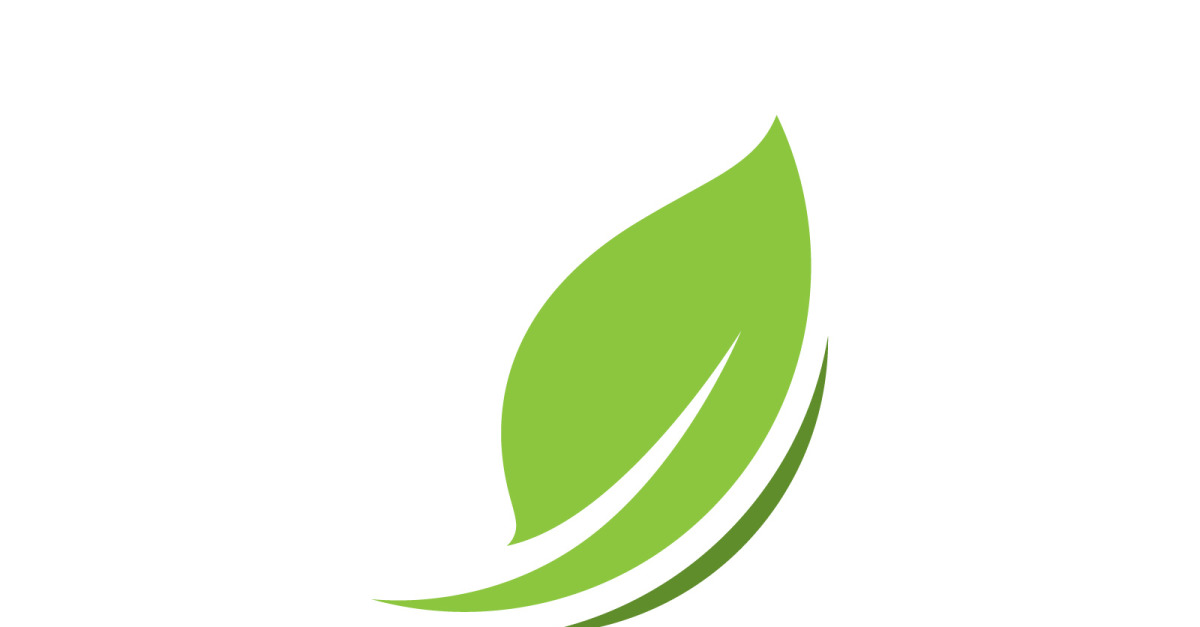 Modèle de logo de feuille de nature Illustration vectorielle V2