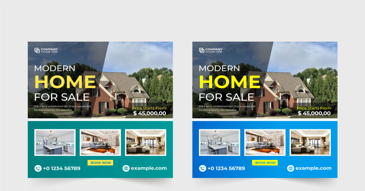 Modern home selling business promotion - TemplateMonster
