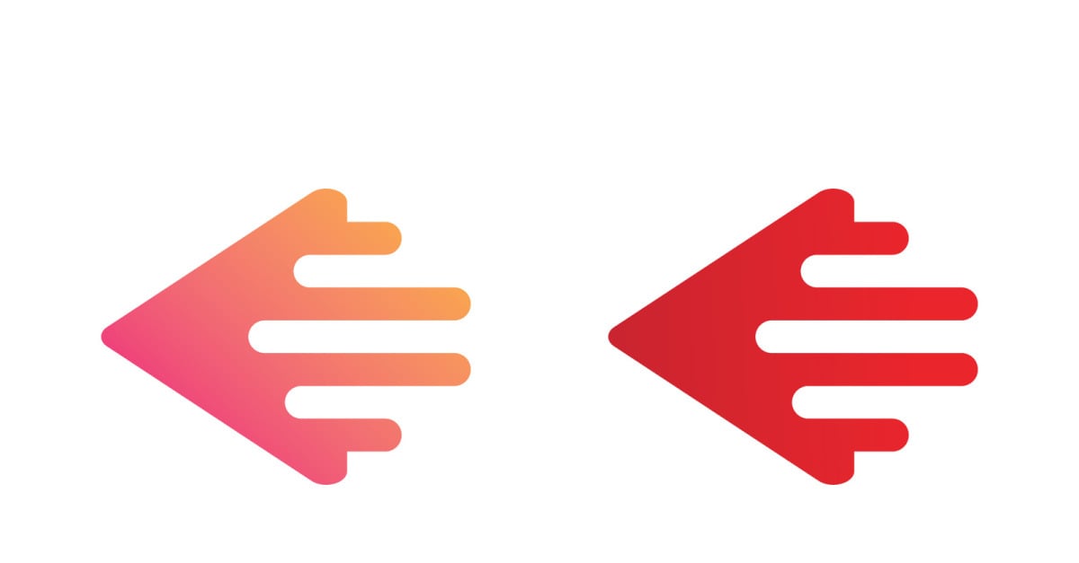 Pfeil-Logo-Vorlage. Vektor-Illustration. V4 - TemplateMonster