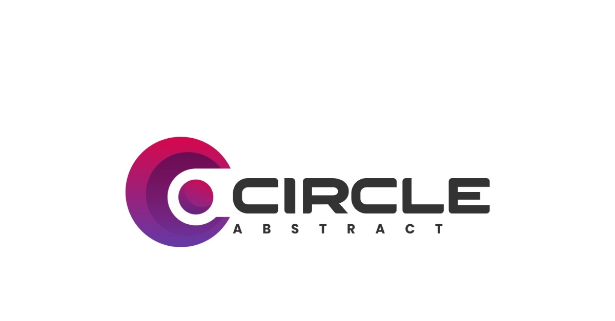 Circle Abstract Gradient Logo Template - TemplateMonster