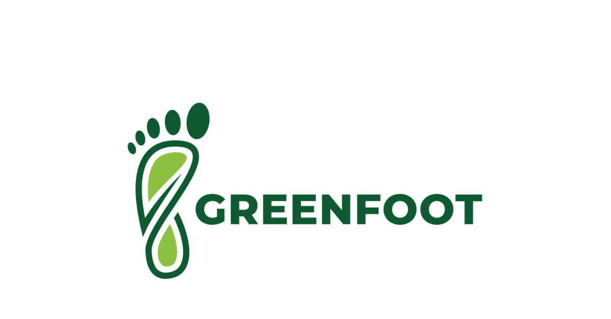 Herbal and Green Foot Logo #275549 - TemplateMonster