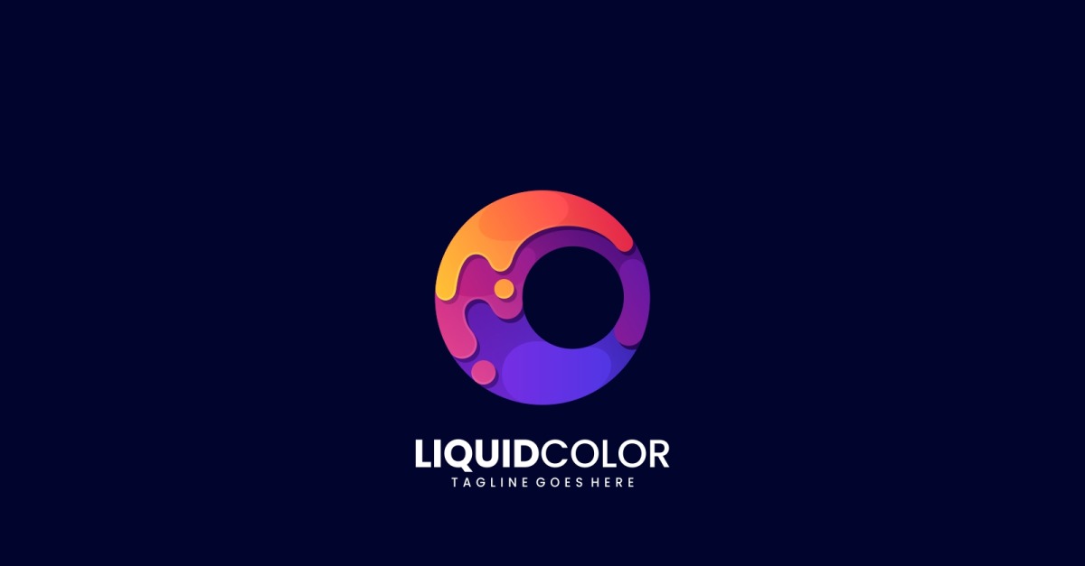 Liquid Gradient Colorful Logo 1 #275567 - TemplateMonster