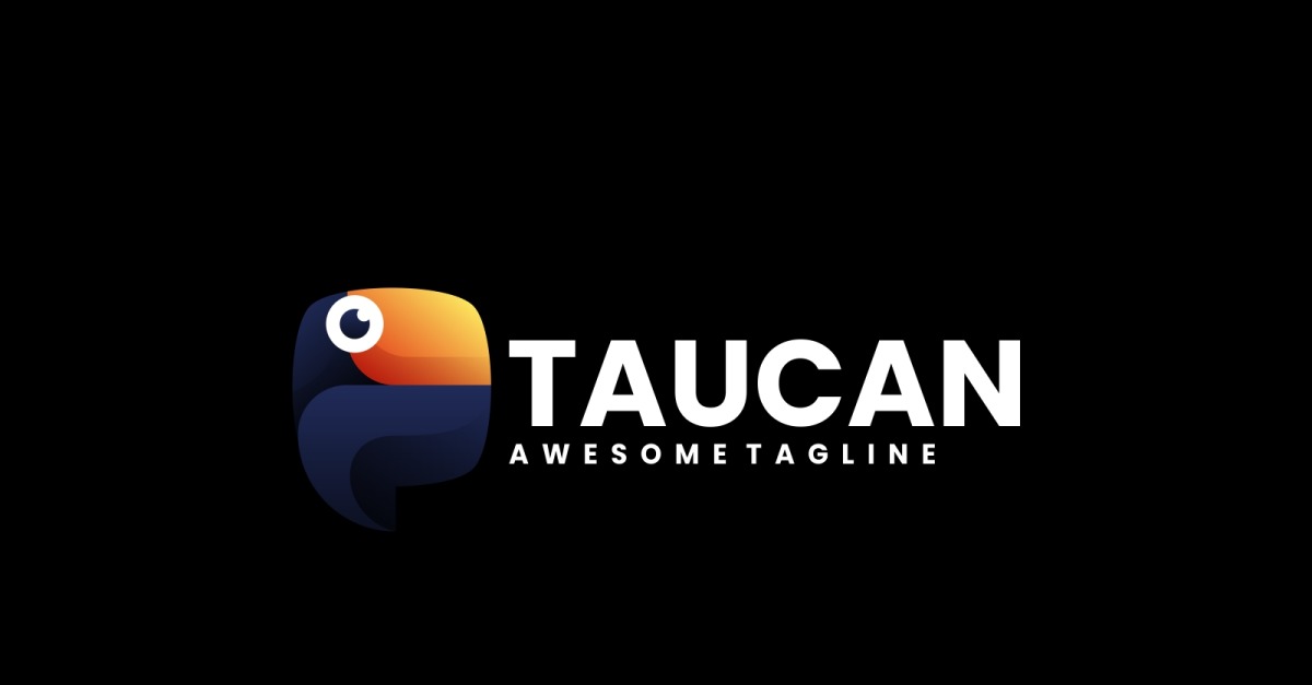 Tukan-Logo mit Farbverlauf 2 #275576 - TemplateMonster