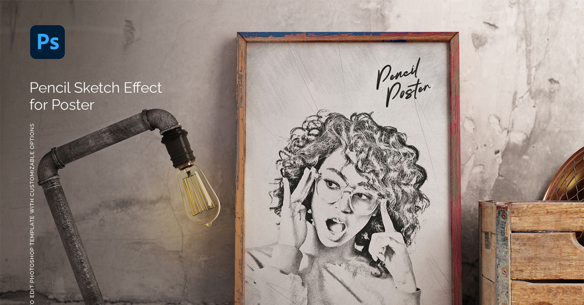 Pencil Effect for Poster Template #275965 - TemplateMonster