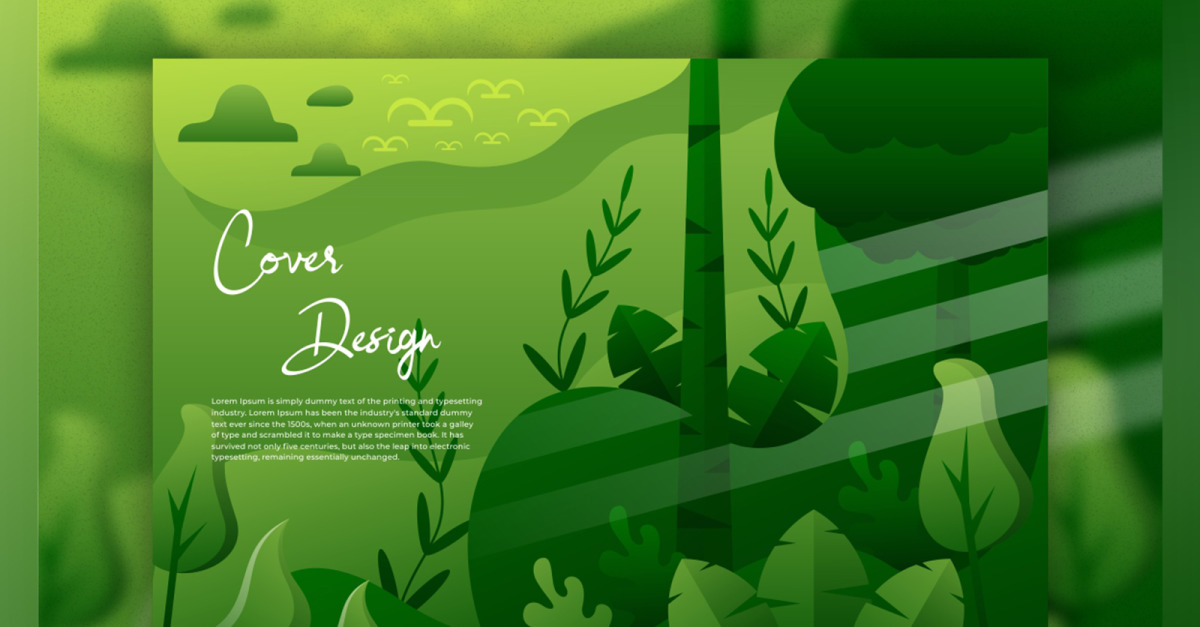 Nature Cover Design Template #276078 - TemplateMonster