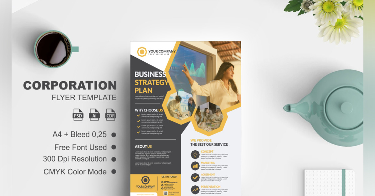 Business Strategy Plan Flyer #276269 - TemplateMonster