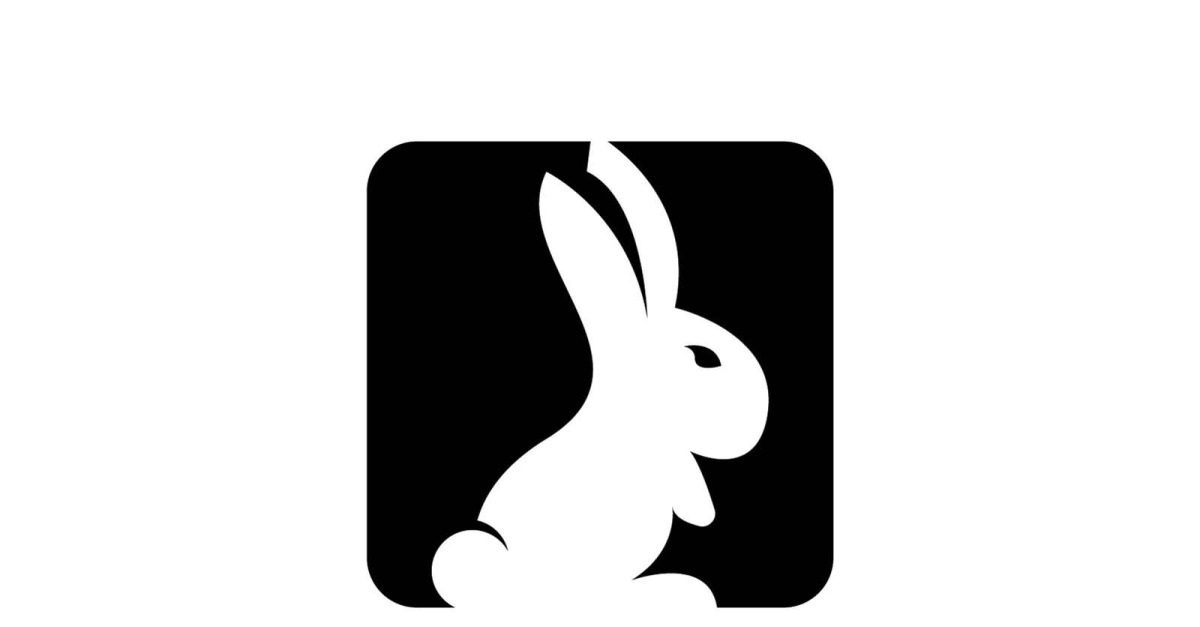 Black Rabbit Icon And Symbol Template 9 - TemplateMonster