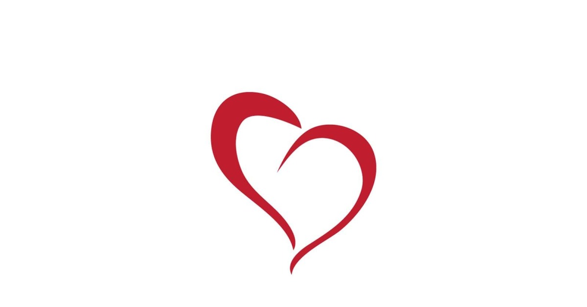 Love Heart Red Logo And Symbol 2 #276481 - TemplateMonster