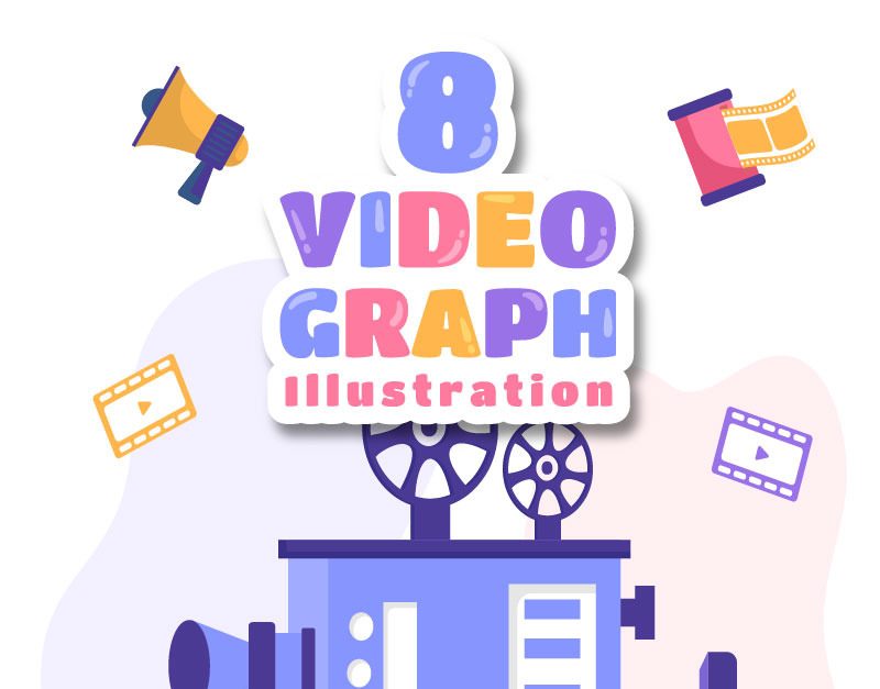 8 Services de vidéaste Illustration #276590 - TemplateMonster