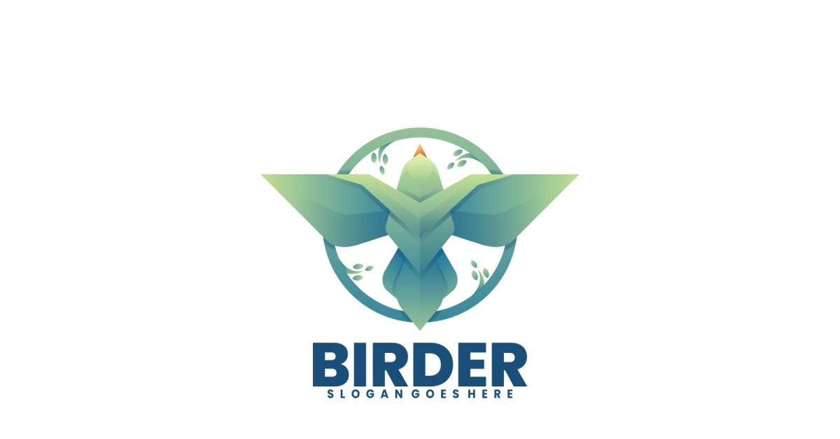 Bird Gradient Logo Style Vol.5 #276601 - TemplateMonster